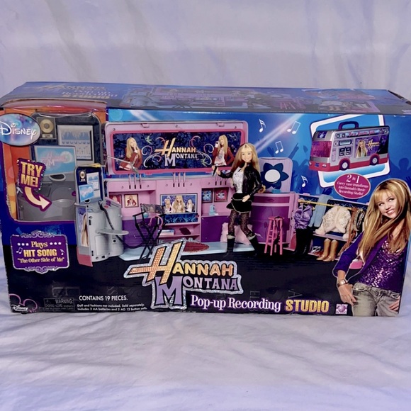 Disney | Toys | Hannah Montana Pop Up Recording Studio Nib Never Opened | Poshmark
